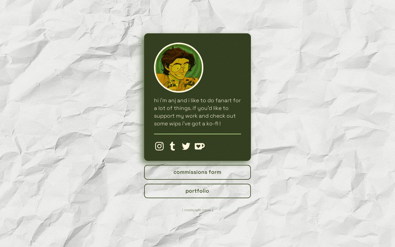 anj forecastctopus carrd